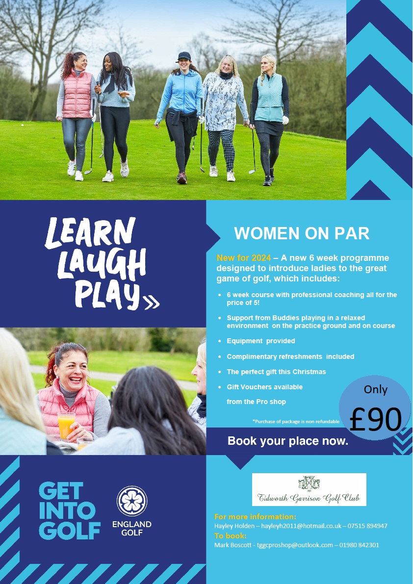 Women On Par - Spring 2024 Promotion :: Tidworth Garrison Golf Club