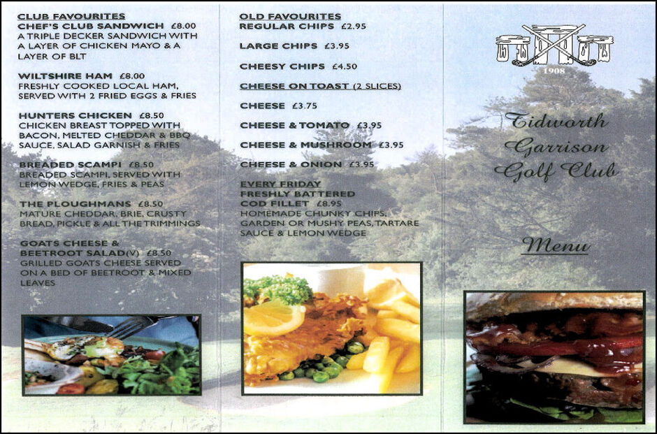 FOOD & DRINK :: Tidworth Garrison Golf Club